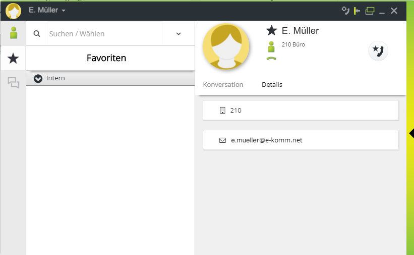 myPortal (Unify) – E-KOMM – IT & Kommunikation